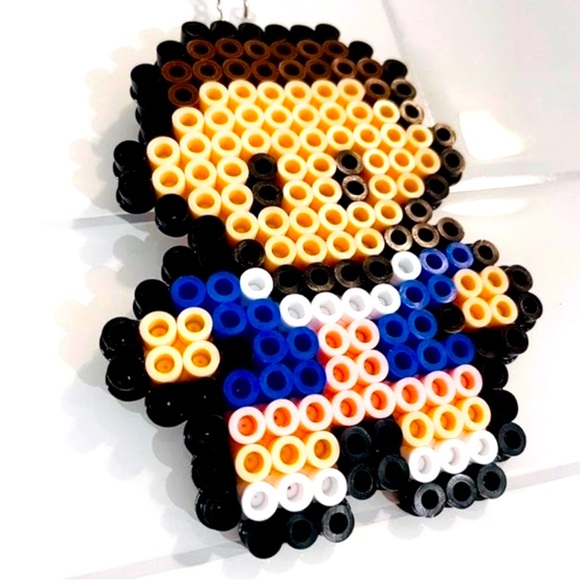 Krista Marie Designs | Art | Stranger Things 1 Perler Bead Art Keychain ...